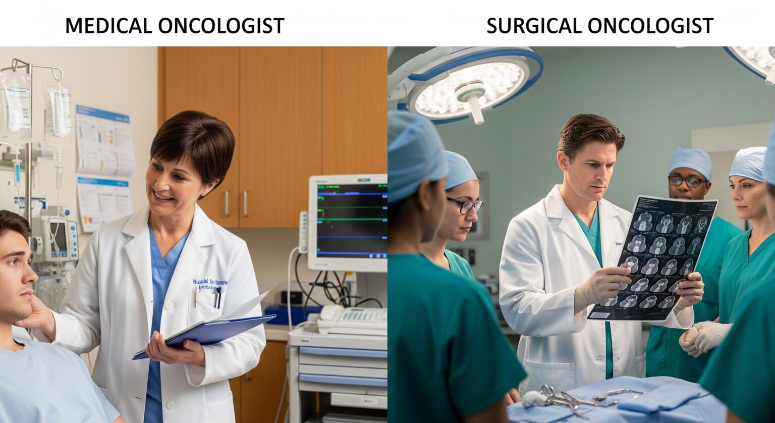 Medical Oncologist VS Surgical Oncologist
